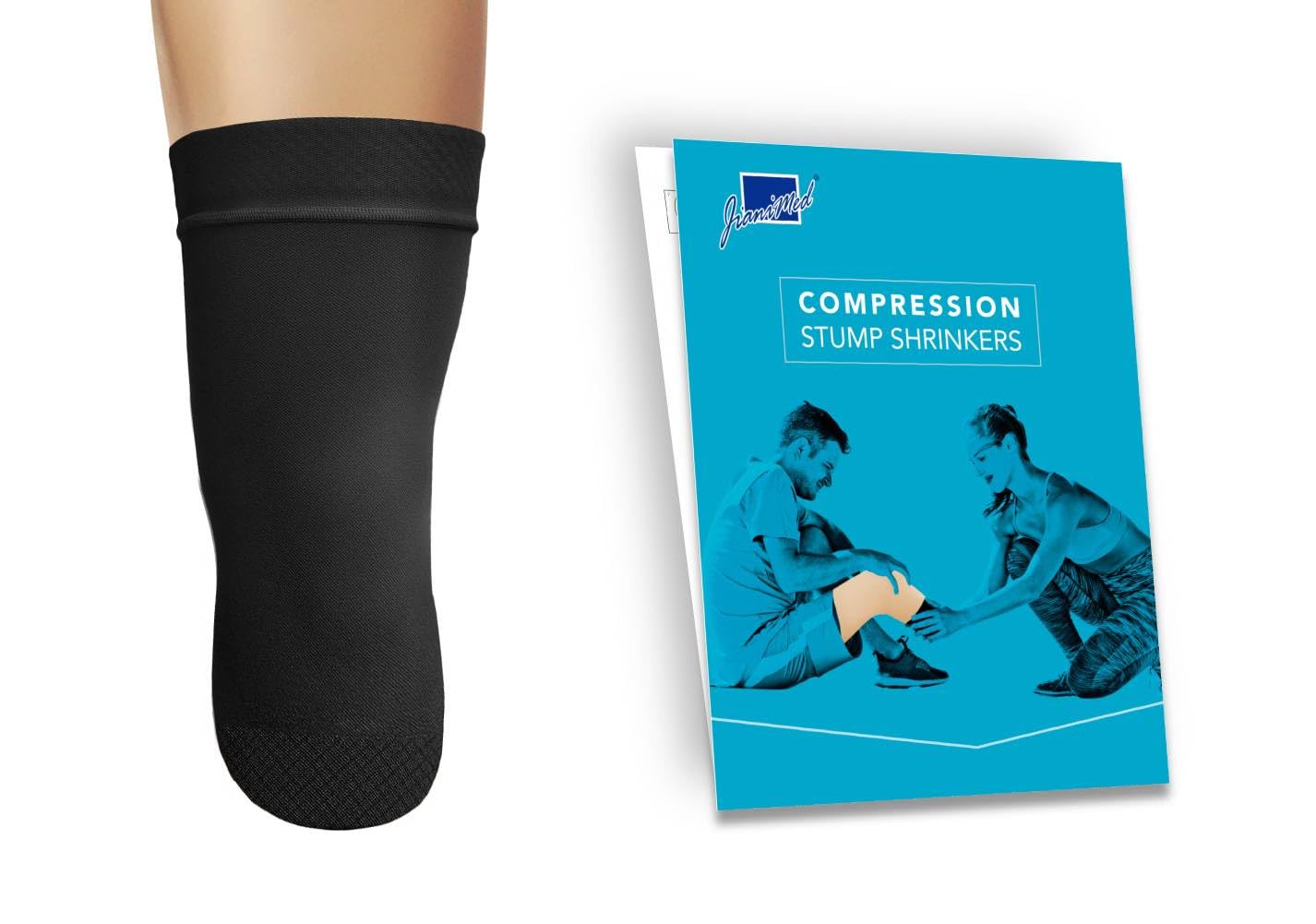 JianiMed Prosthetic Stump Shrinkers – Below Knee, 40cm, Compression ...