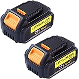 DEWALT DCB205-2 20V MAX XR 5.0Ah Lithium Ion Battery, 2-Pack: Amazon.ca ...