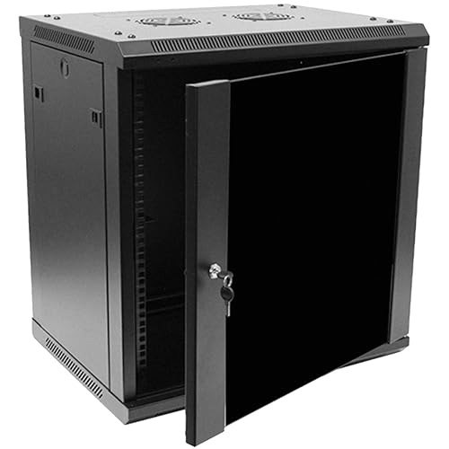 NavePoint 12U Server Rack Enclosure - 17.7” Deep, 12U Wall Mount ...