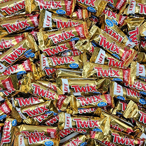 Twix Caramel and Milk Chocolate Fun Size Cookie Bar – LEFT and RIGHT ...