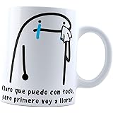 Taza Flork Me gusta resolver todo con calma | Frase meme divertida ...