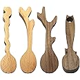 Amazon.com: Unfinished Wood Carving Spoon Kit, Blank Wooden Spoon for ...