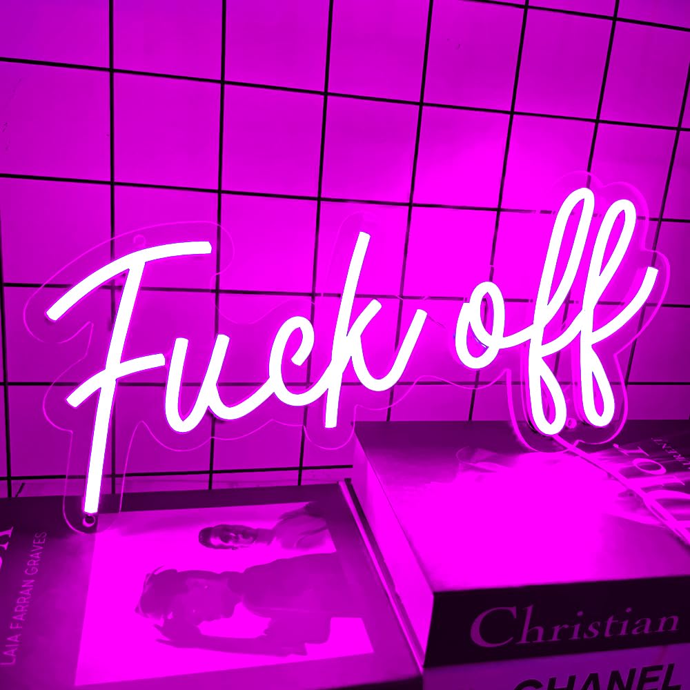 Off Neon Signs for Wall Decor, Neon Signs for Bedroom Art Decorative ...