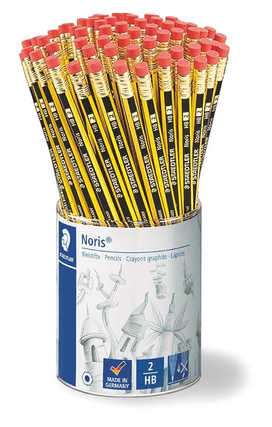 STAEDTLER espositore di matite Noris con gommino, confezione da 72 ...