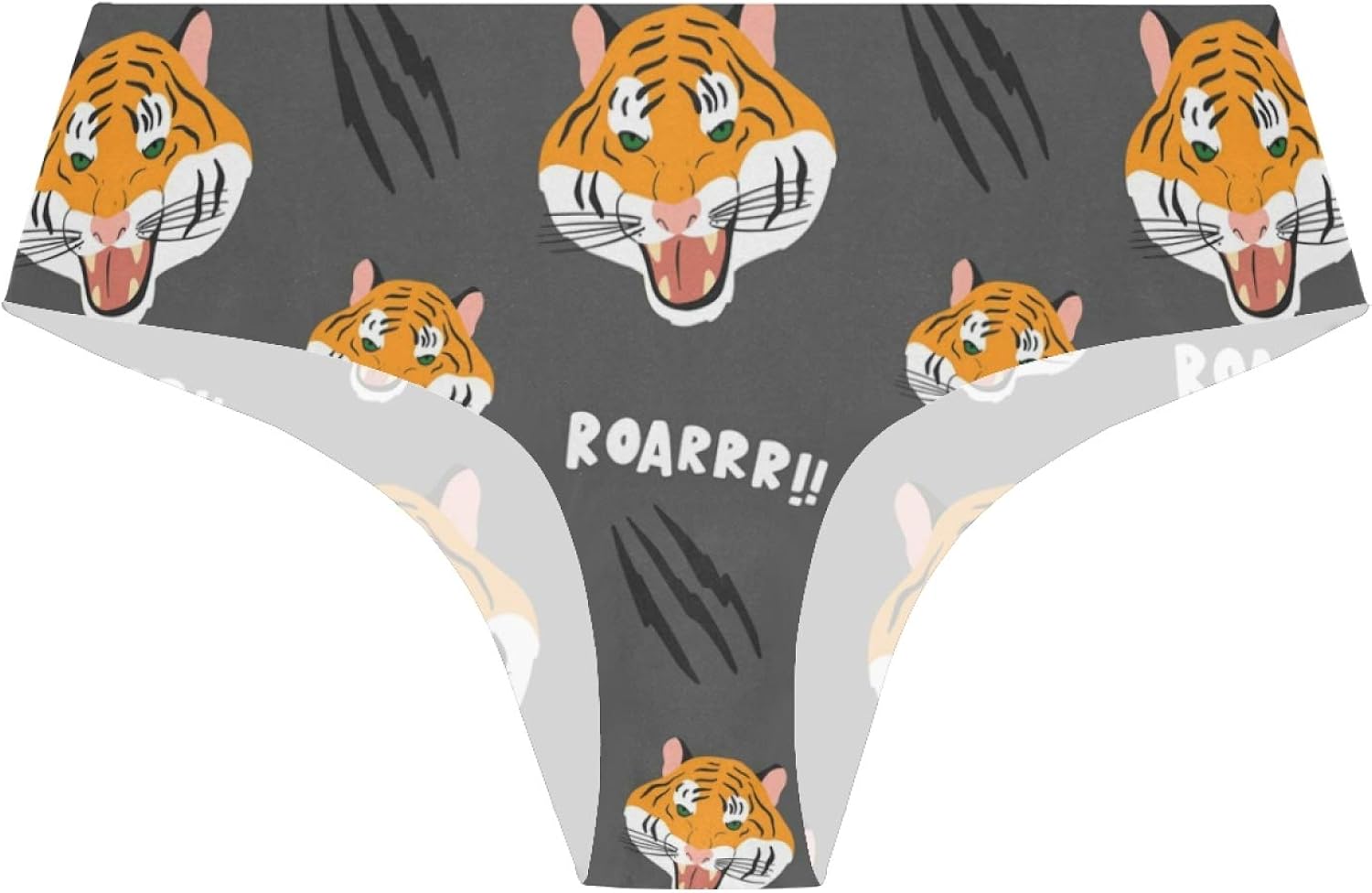 S Soft Stretch Breathable Cute Tiger Pattern Girl Non Marking Slip ...