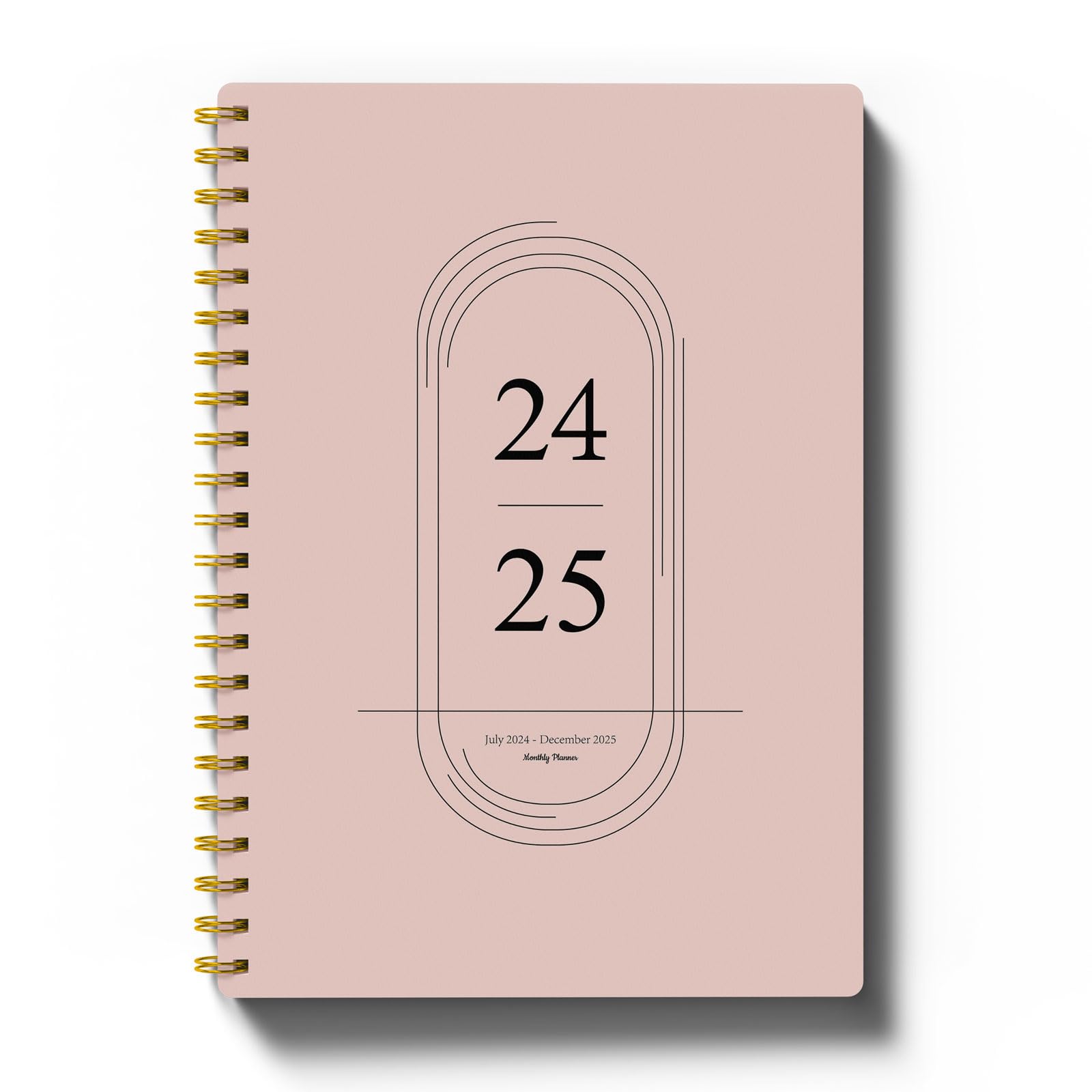 Monthly Planner July 2024 - Dec 2025, B5 (7" x 9"), Includes Monthly ...