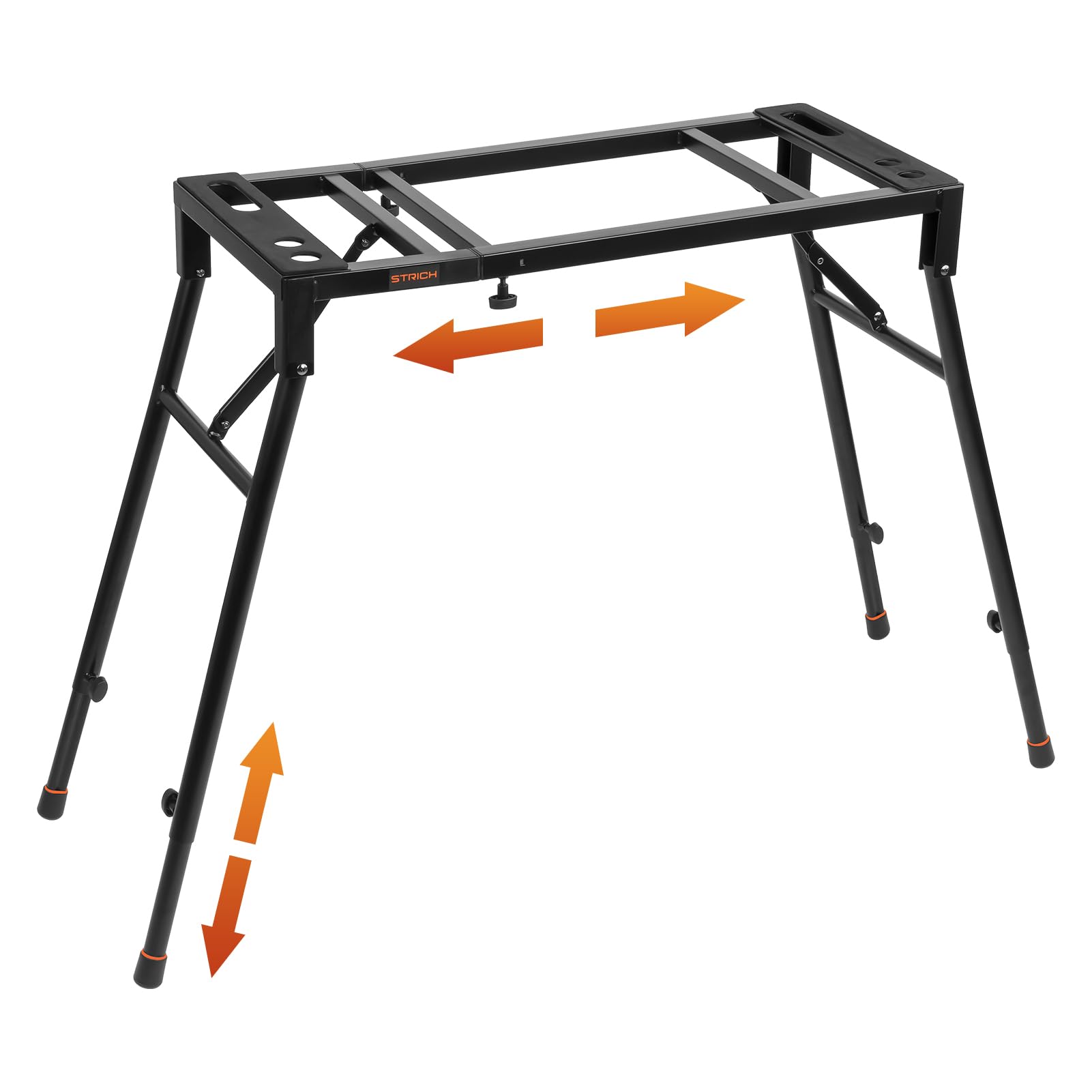 STRICH Collapsible Piano Keyboard Stand - Adjustable and Portable Heavy ...