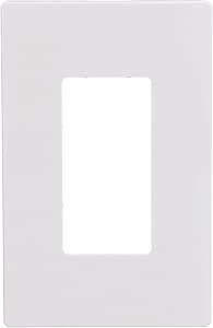 EATON PJS26W Arrow Hart Pjs26 Decorative Screw less Wall Plate, 1 Gang ...