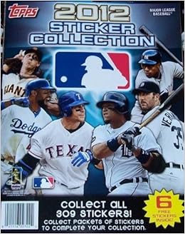 2012 Topps Major League Baseball Sticker Album: Amazon.com: Books