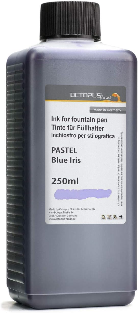Fountain pen ink pastel violet”Blue Iris”, Calligraphy ink, Writing ink ...