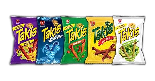 Barcel Takis Chips Variety Flavor Pack (Takis Mexico Imported) - Takis ...