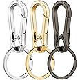 Hapeper Keychain 3 Pieces Metal Keyring Key Ring Chain Clip Keychains ...