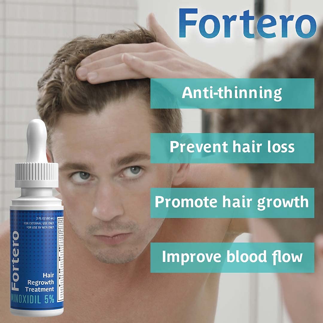 Mua Fortero Hair Regrowth Treatment for Men 5% Minoxidil - Anti-Hair ...