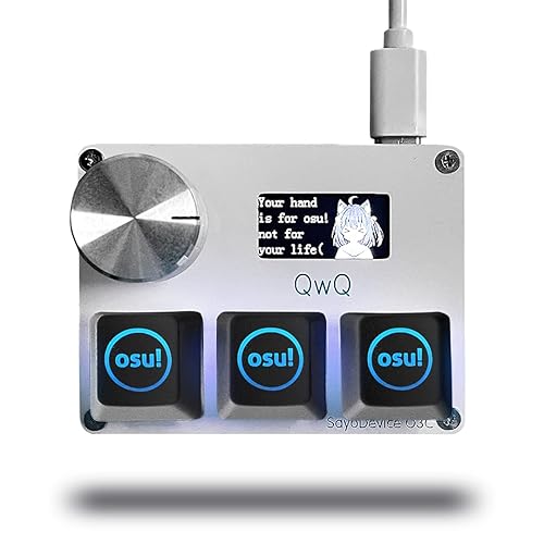 BTXETUEL SayoDevice O3C OSU Keyboard Rapid Trigger Hall Switches Magnetic Linear Switches ...