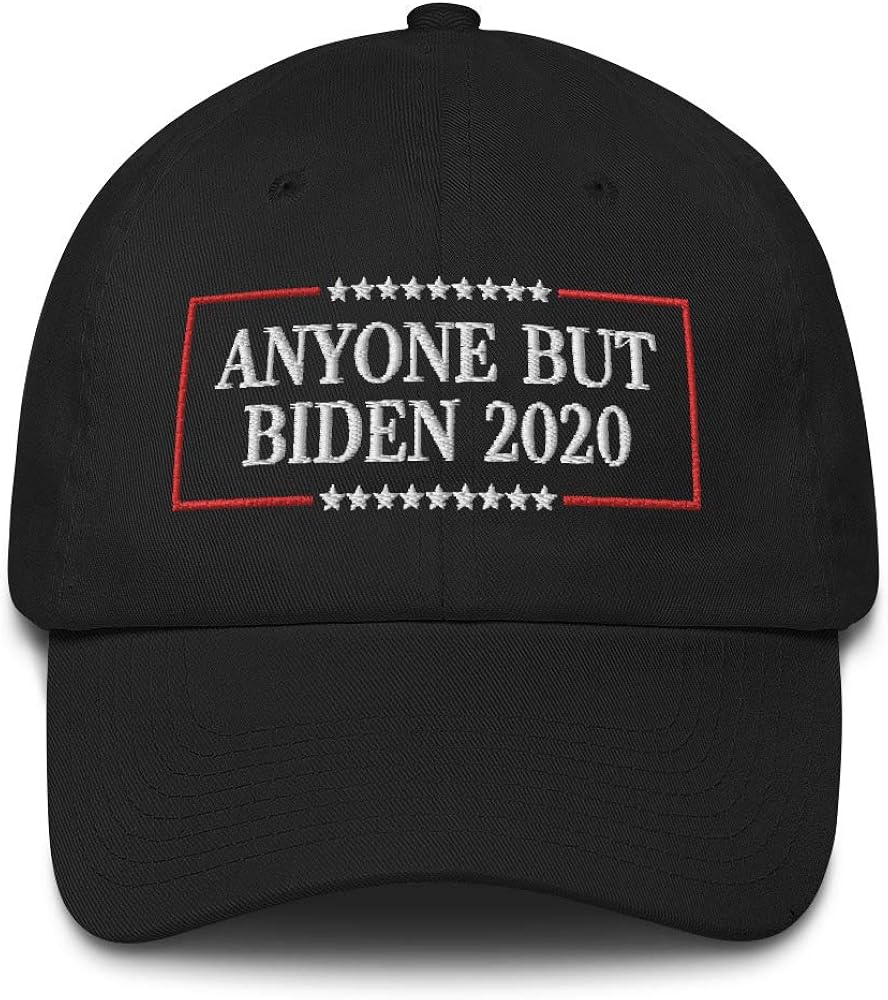 Anyone But Biden 2020 Hat (Embroidered Cotton Dad Cap) Anti Joe Biden ...