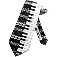 Amazon.com: Steven Harris Mens Piano Keys Necktie Keyboard Ties - Black ...
