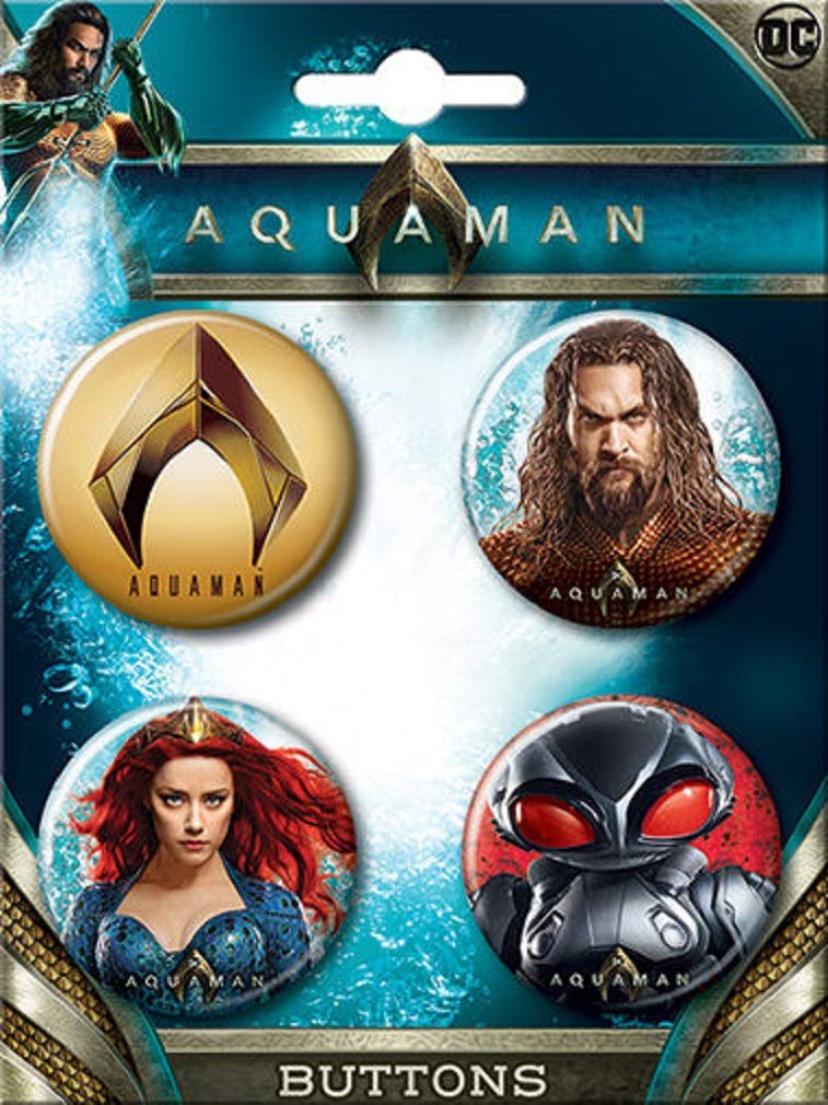 Ata-Boy DC Comics Aquaman Movie Assortment #1 Set Of 4 1.25 ...
