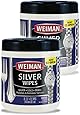 Weiman Silver Polish & Tarnish Remover 20 Ct Cleaner Wipes (Pack of 2 ...