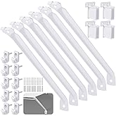 Amazon.com: 12 Inch Wire Shelf Brackets Set, Includes 3Wire Rack ...