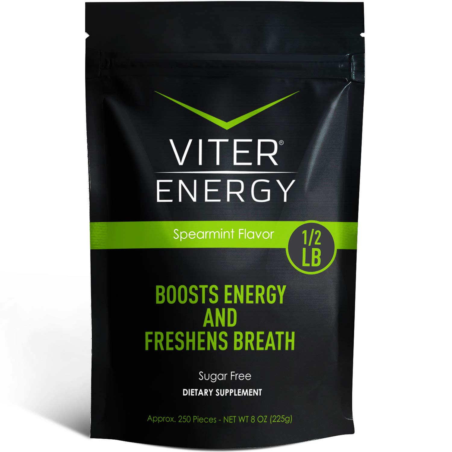Viter Energy Caffeinated Mints - 40mg Caffeine, B Vitamins, Sugar Free ...