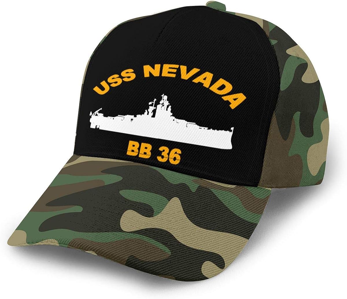 YOUNAOQQ USS Nevada Bb-36 Unisex Baseball Cap Adjustable Hats Dad Hat ...