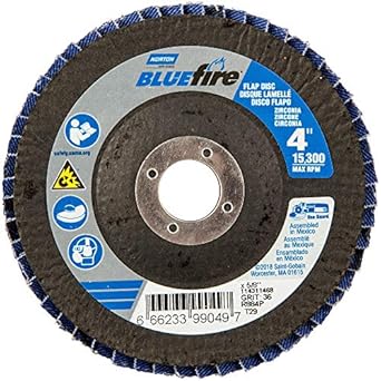 Flap Disc, 4 In x 36 Grit, 5/8: Abrasive Flap Discs: Amazon.com ...