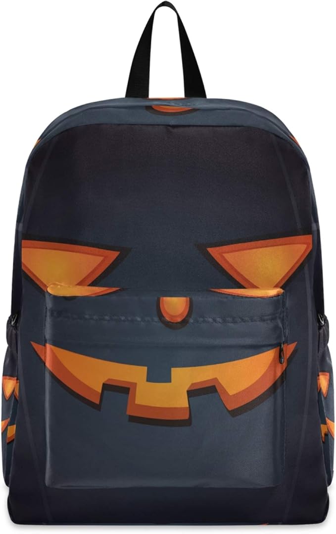 Halloween Gift Pumpkin Skull Ghost Backpack Bookbag for Boys Girls ...