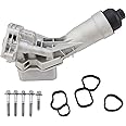 Amazon.com: YINAVAGAD 11428651710 Upgrade Aluminum Engine Oil Cooler ...