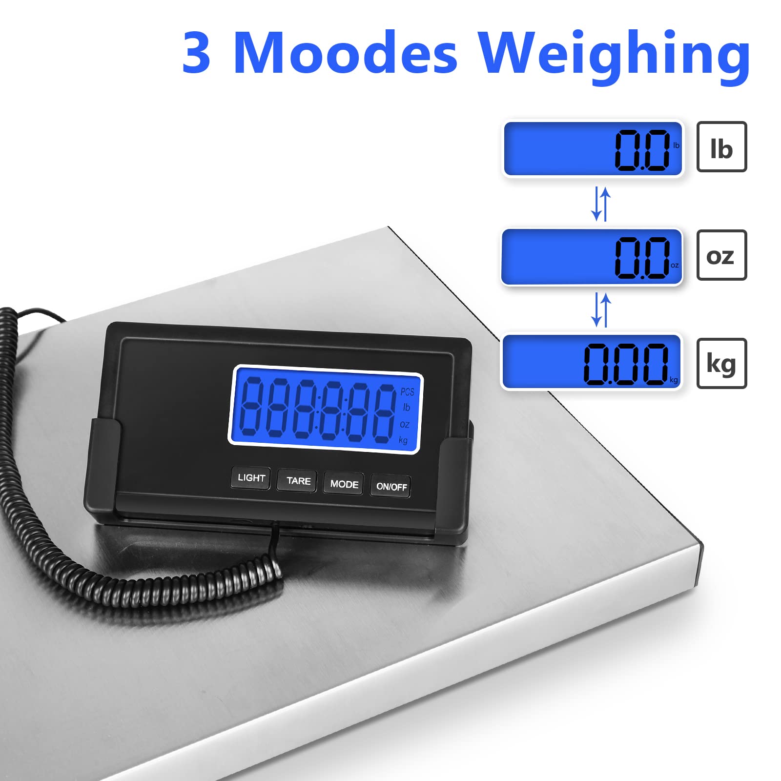 Mua Fuzion 330lbs/5 oz Digital Shipping Scale for Packages, Heavy Duty ...