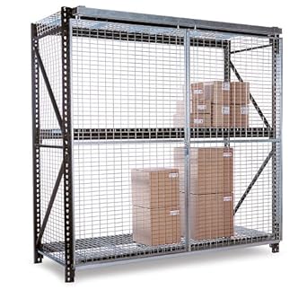 Amazon.com: Folding Guard Pallet Rack Enclosure - 96X96" - Sliding Door ...