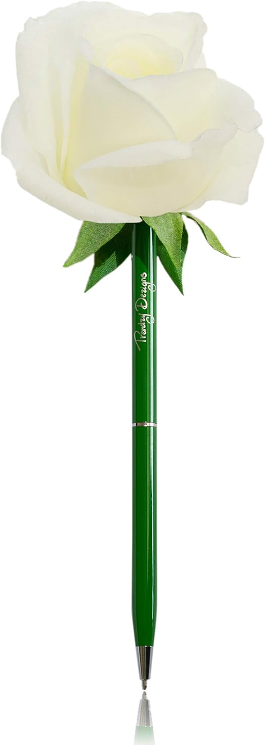 Amazon.com : Trendzy Dezigns Flower Pens Set of 5 Rose Ballpoint Pen ...