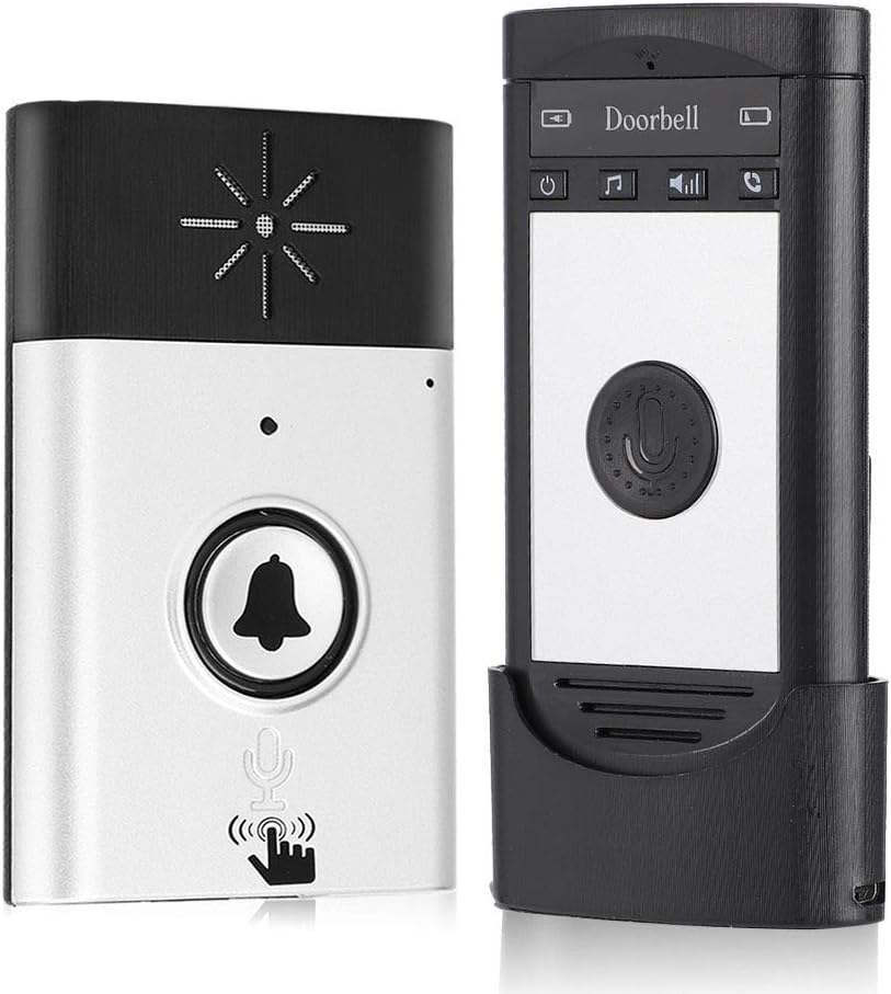 Wireless Voice Intercom Doorbells Two-Way Talk Home Doorbell Intercom ...