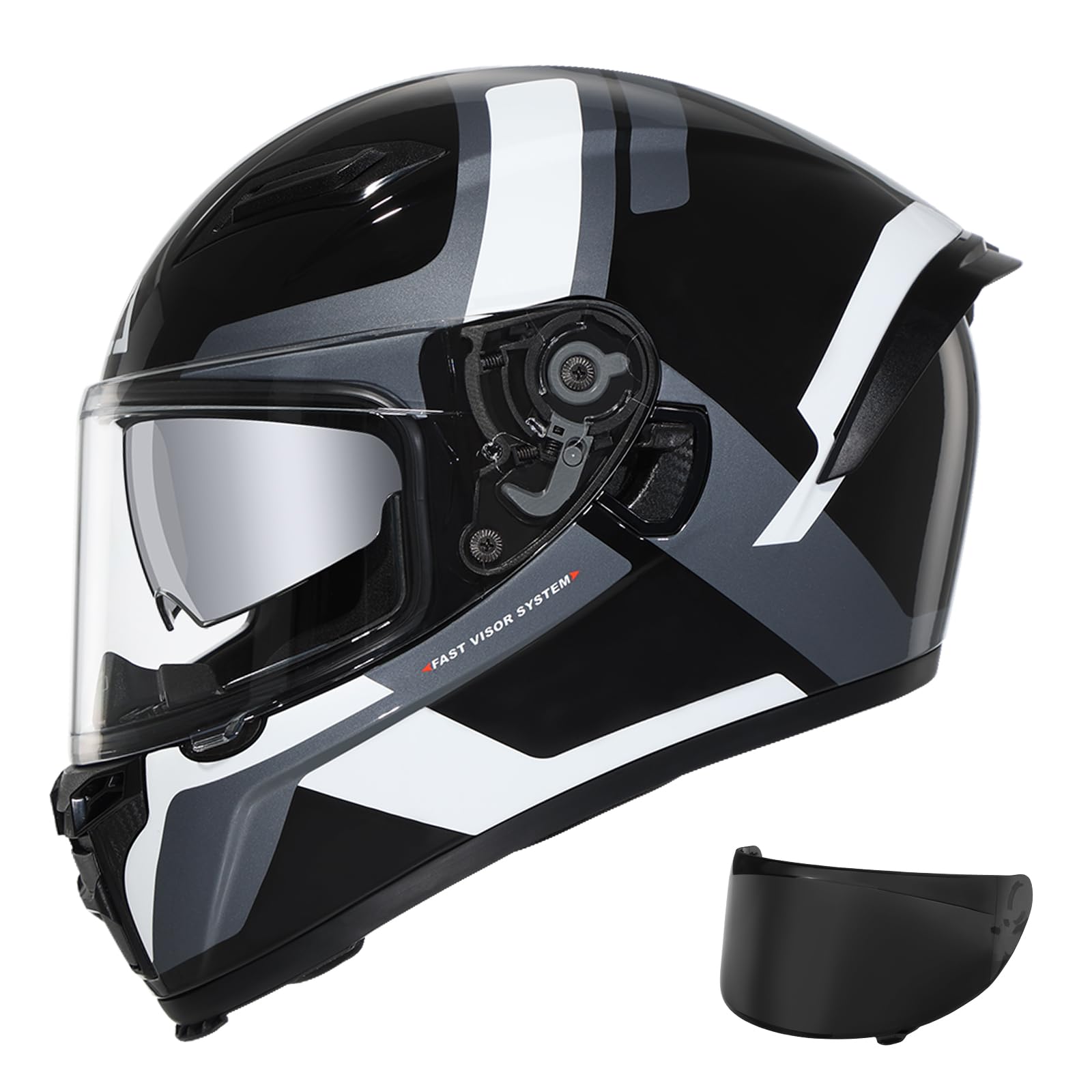 TRIANGLE Motorcycle Helmets Full face Helmet for Adults Men and Women ...