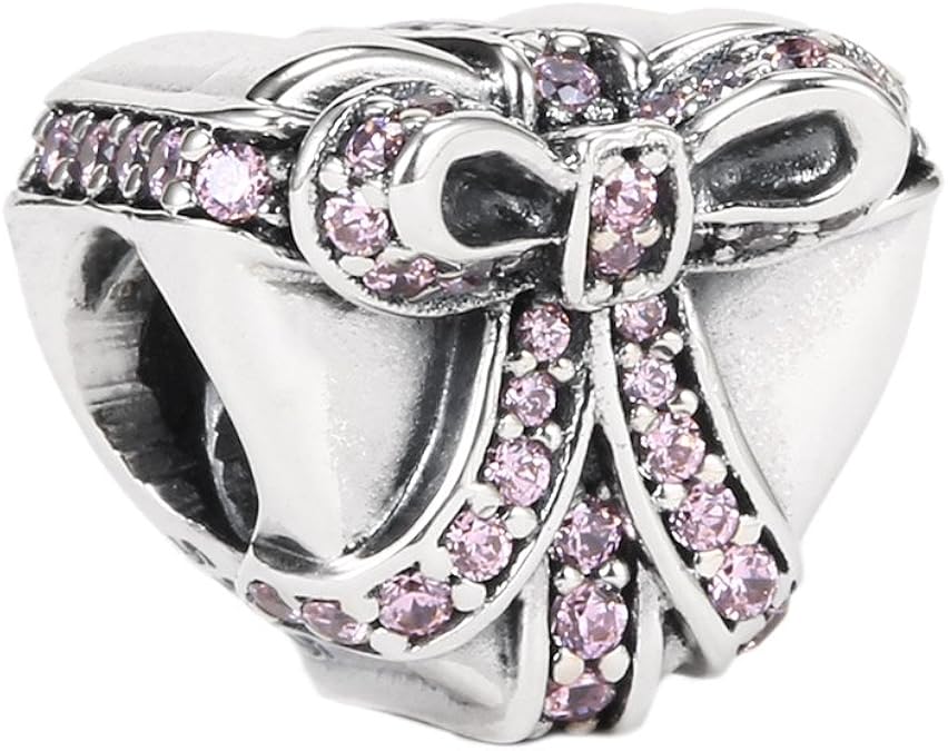 Pandora-Charm Herz mit Zirkonia-Schleife 791423PCZ: Amazon.de: Schmuck