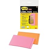 Post-it Super Sticky Removable Label Pads Size 15.8 mm x 57.1 mm (8 ...