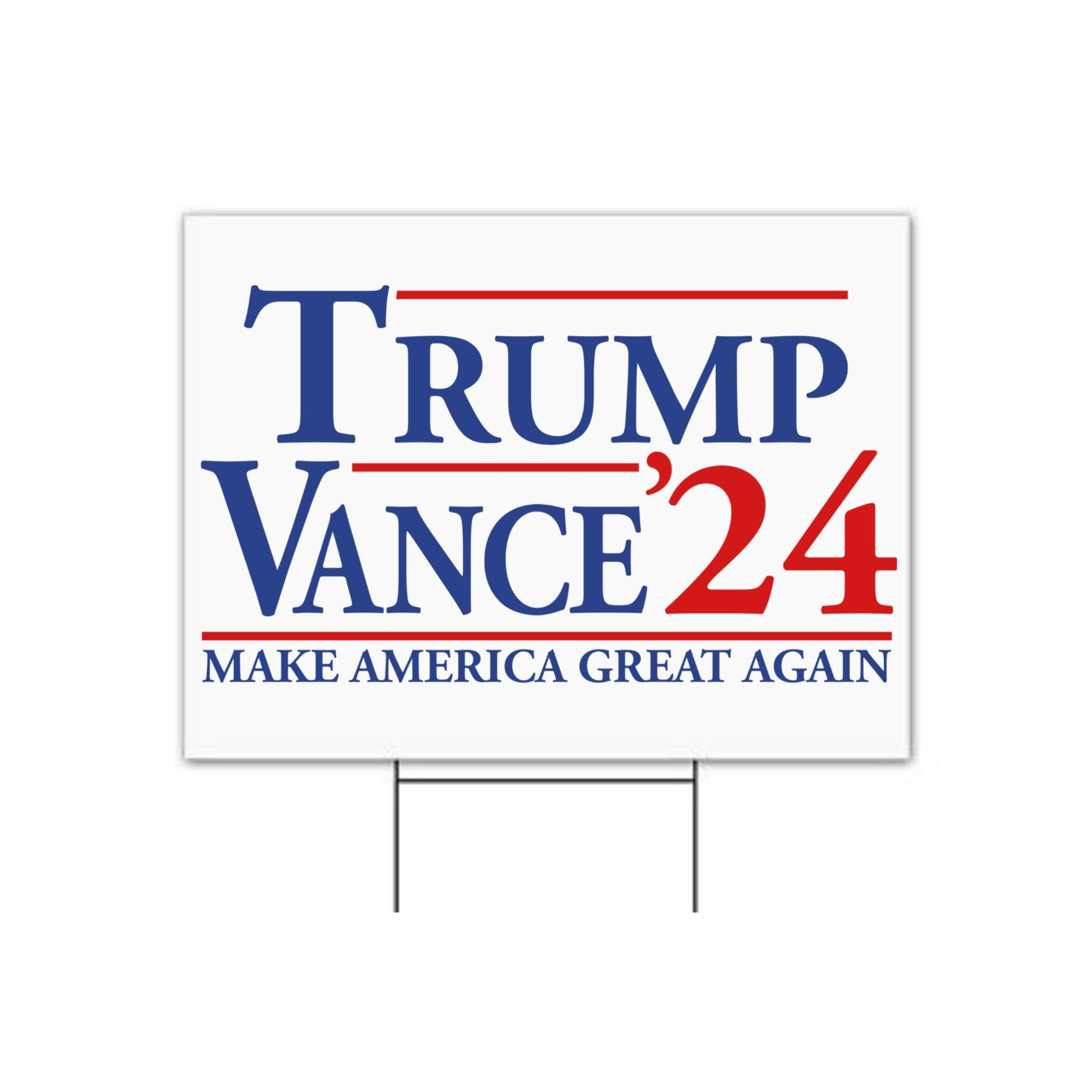 Mua Trump Vance 2024 Yard Sign | 18" X 12" Donald Trump and JD Vance ...