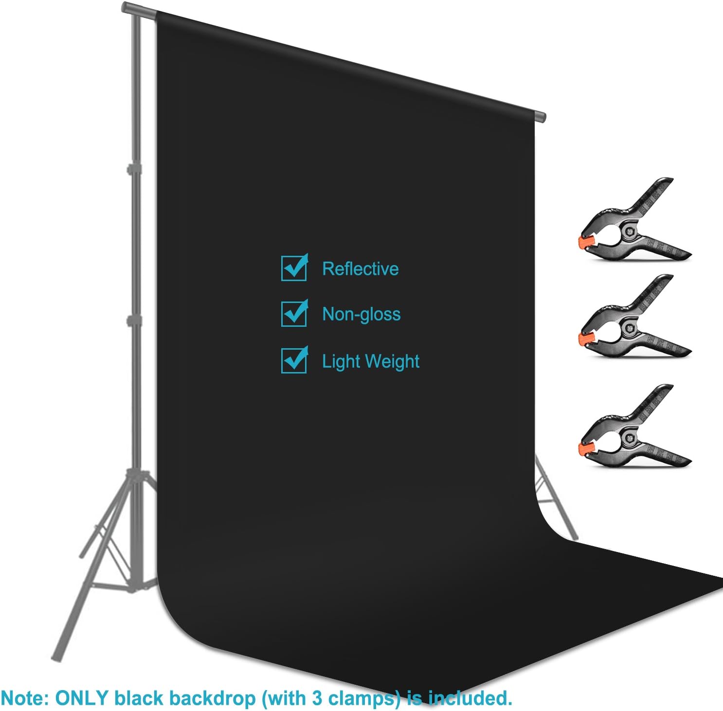 Neewer 9 x 15 feet/2.8 x 4.6 meters Fabric Photography Backdrop ...
