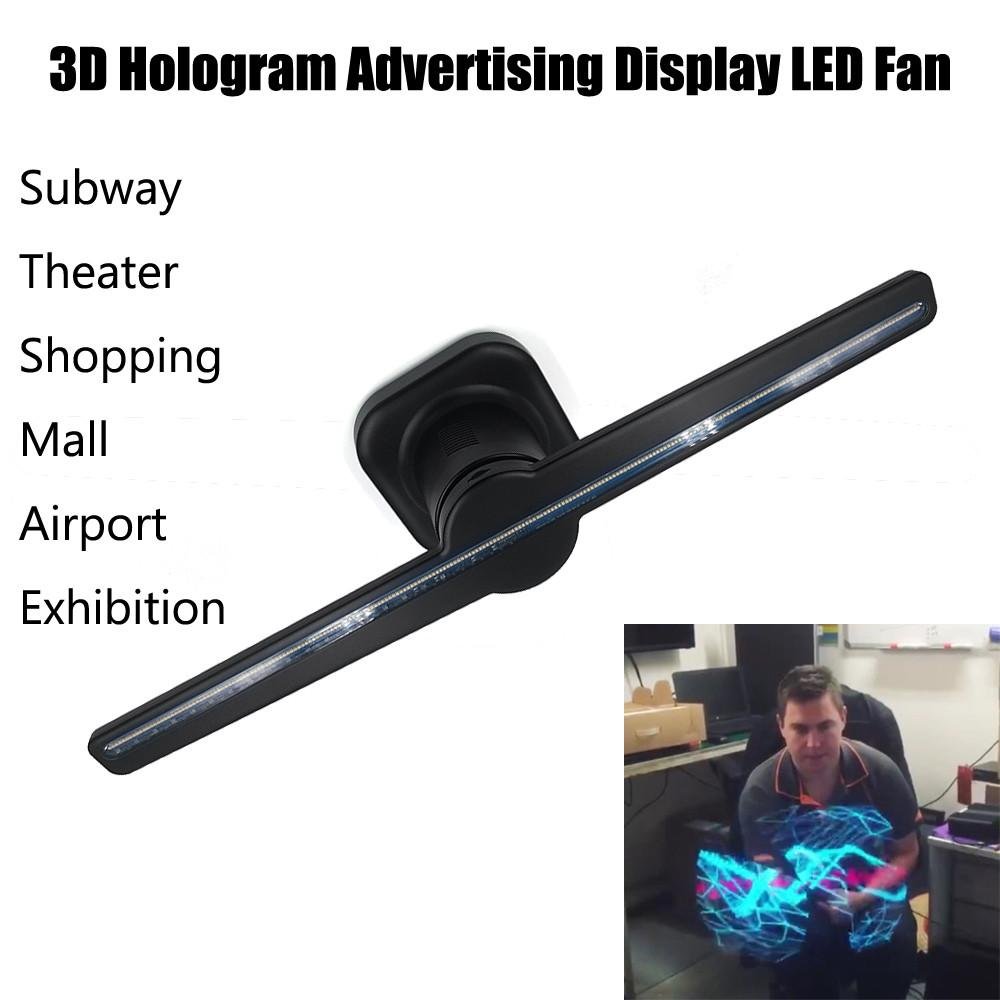 3D Hologram Advertising Display LED Fan,ZIYUO FY3D-AD Holographic Imaging 3D Naked Eye LED Fan ...