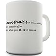 Amazon.com | TWISTED ENVY 11 Oz Ceramic Coffee Mugs - Definition Of ...