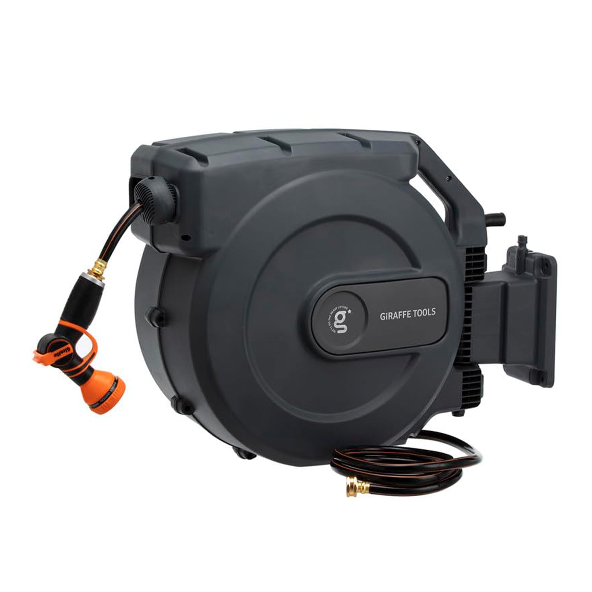 Giraffe Tools AW505/8 Retractable Garden Hose Reel 5/8" x 115+5 ft ...