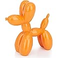 Amazon.com: AMOIENSIS Balloon Dog Statue, 4 inch Vibrant Orange Dog ...