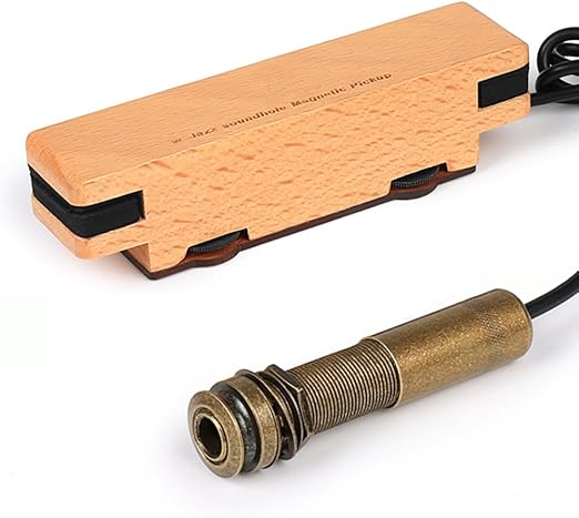 Amazon.com: Luvay Acoustic Guitar Pickup, Passive Magnetic Microphone ...
