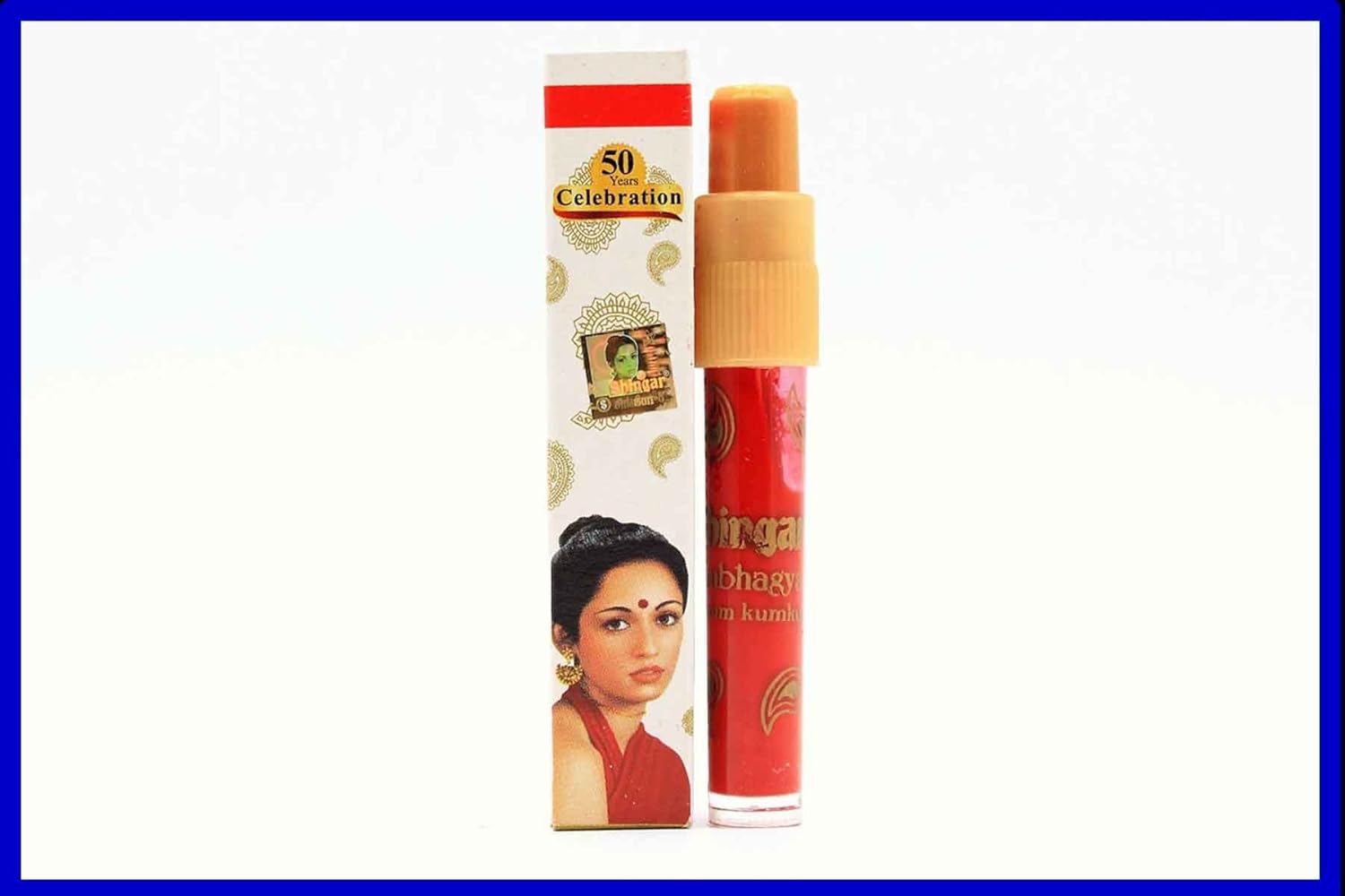 Shringar Kum Kum Liquid Bindi Pack Of 1 Red: Amazon.co.uk: Kitchen & Home