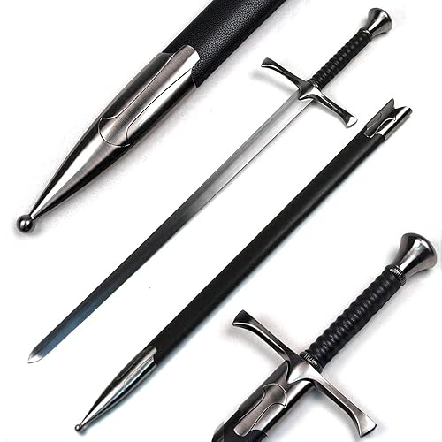 Ace Martial Arts Supply Medieval Knight Arming Sword with Scabbard in ...
