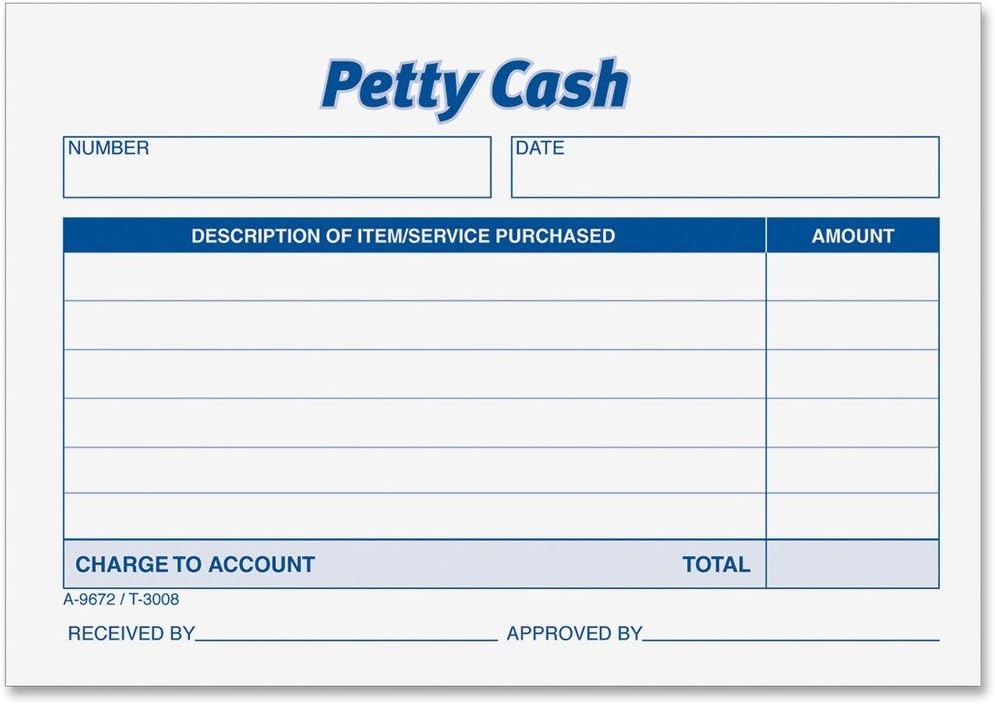 Petty Cash Receipt Template Excel Picsklo