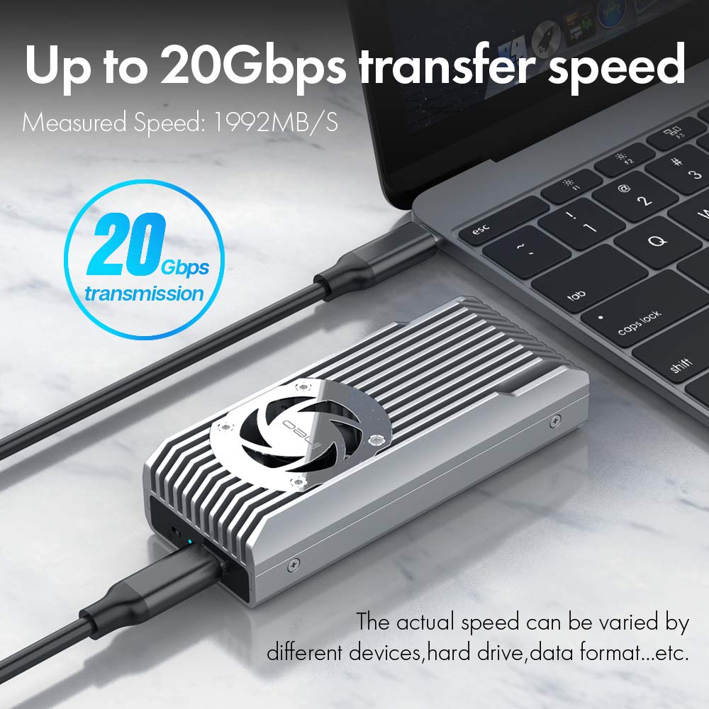 Mua ineo M.2 NVMe 20G USB3.2 Gen2 X 2 Type-C to NVMe PCI-E M-Key SSD ...
