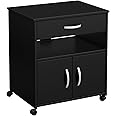 Amazon.com: South Shore 2-Door Printer Stand with Storage on Wheels ...