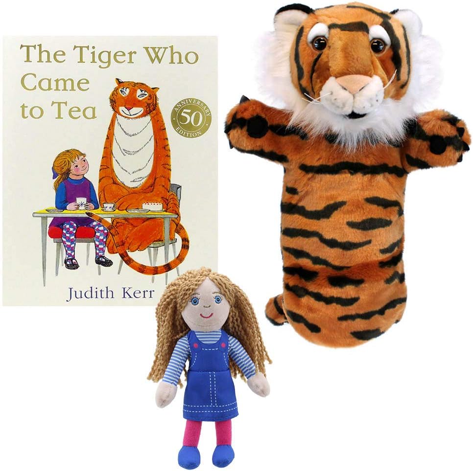 The Tiger Who Came to Tea book with puppets: Amazon.co.uk: Toys & Games