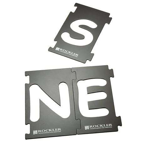 Mua Rockler Router Letter Template Set (4” H) – Comic Sans Font Letter ...