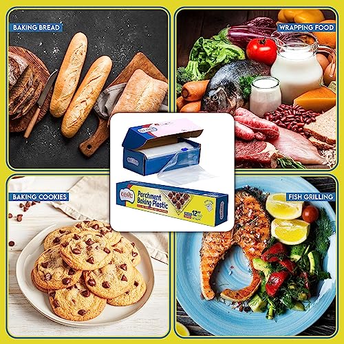 ROLL OF PLASTIC BAKING PARCHMENT SHEETS - NEW - Non Stick Plastic ...